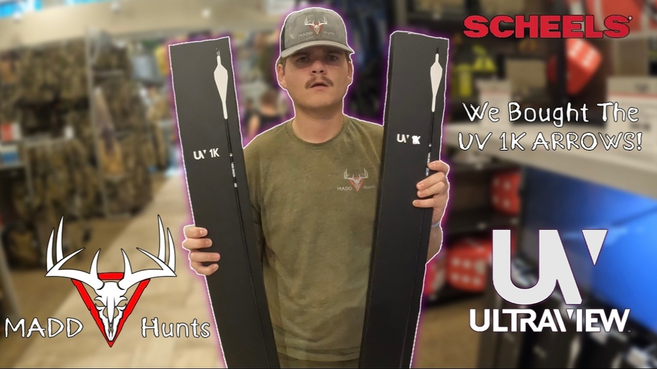 WE BOUGHT THE UV 1K ARROWS // Scheels Archery Experience - YouTube