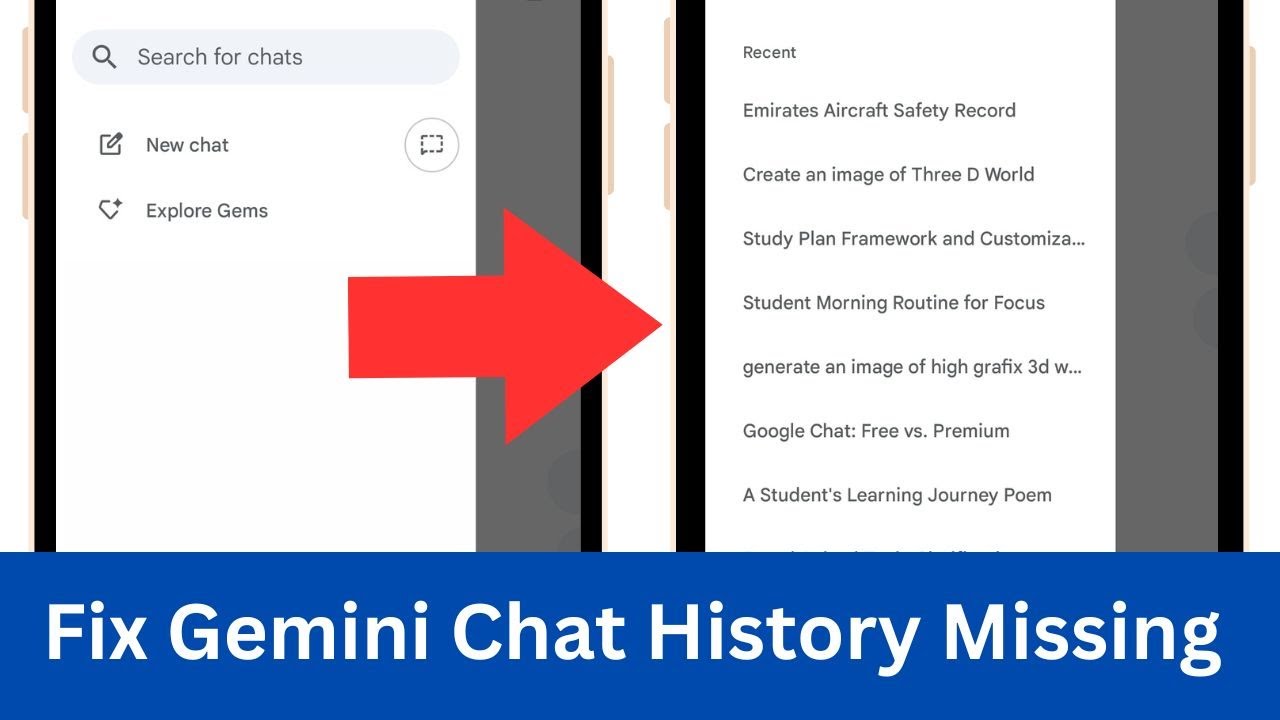 Gemini Chat History Disappeared | How to Fix Gemini Chat History ...