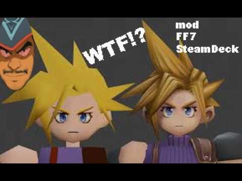 Modding "FF7" Custom Model HD textures by Ninostyle on SteamDeck - YouTube
