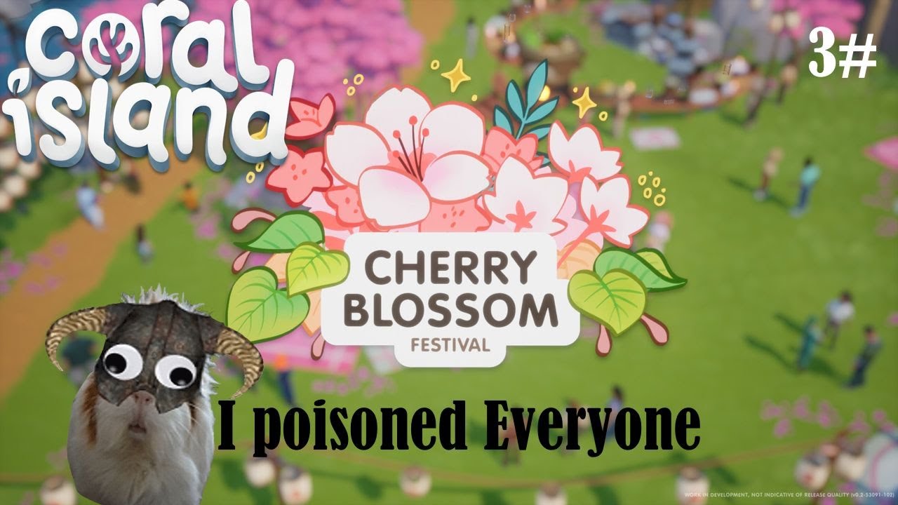 Coral Island ep 3# Poisoning Cherry Blossom Potluck - YouTube