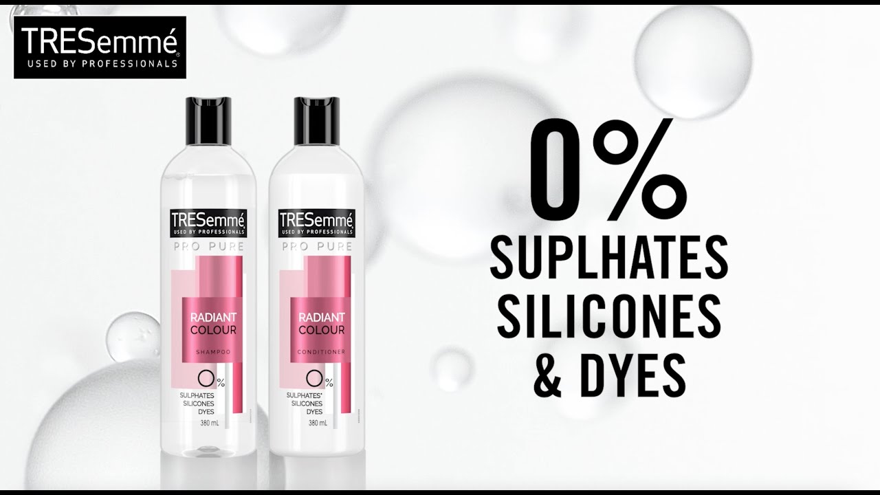 TRESemmé Pro Pure Radiant Colour - YouTube