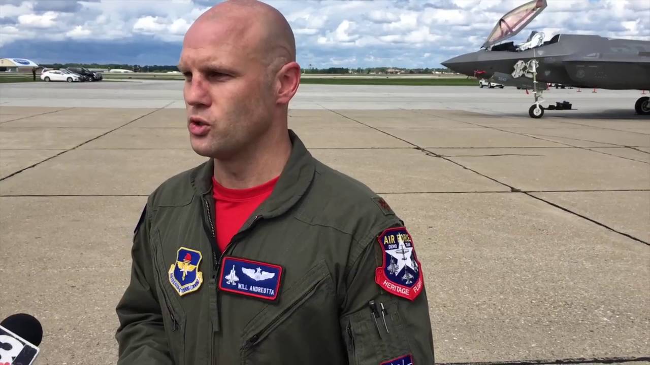 Cleveland Air Show: Jet pilot talks about his plane - YouTube