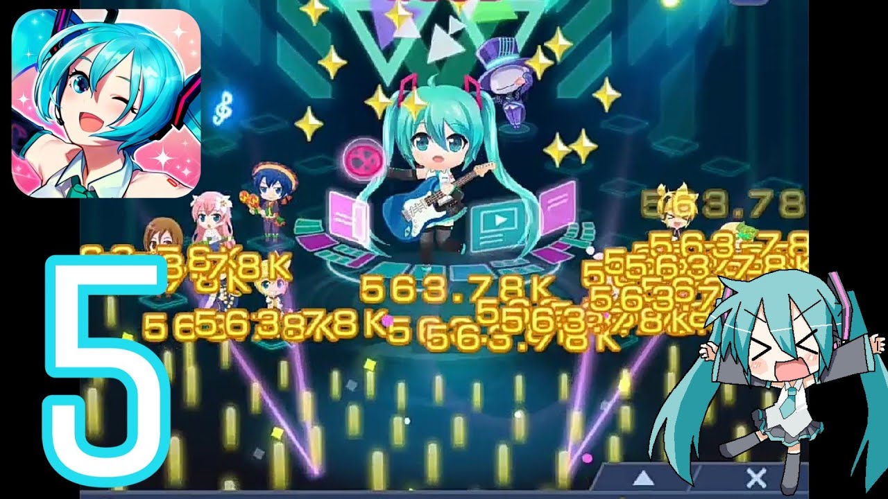 Hatsune Miku - Tap Wonder - Gameplay Walkthrough Part 5 Stage 66 (iOS ...