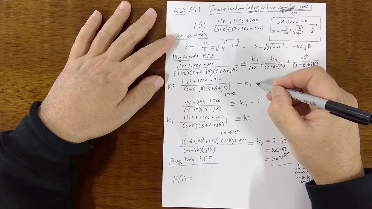Chapter 12 Problem 6 - Inverse Laplace partial fraction expansion ...