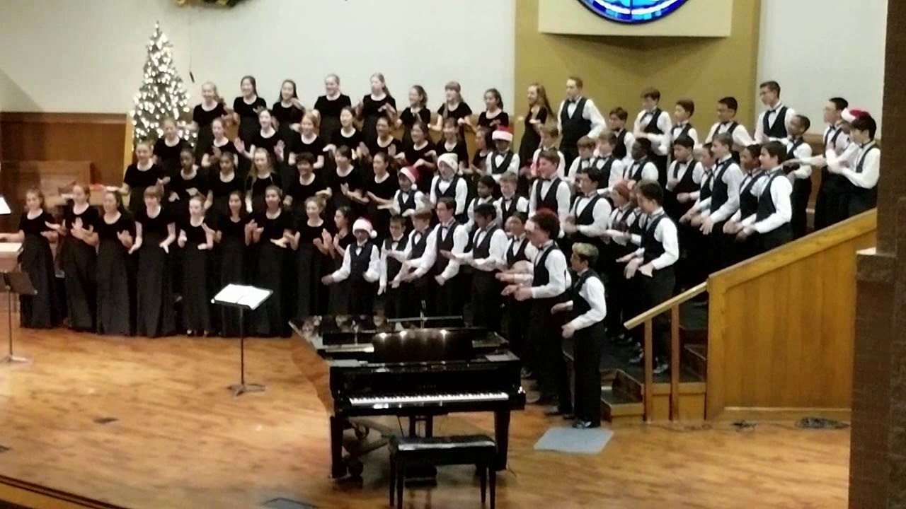 Beckendorff Junior High Choir Song Frosty The Snowman - YouTube