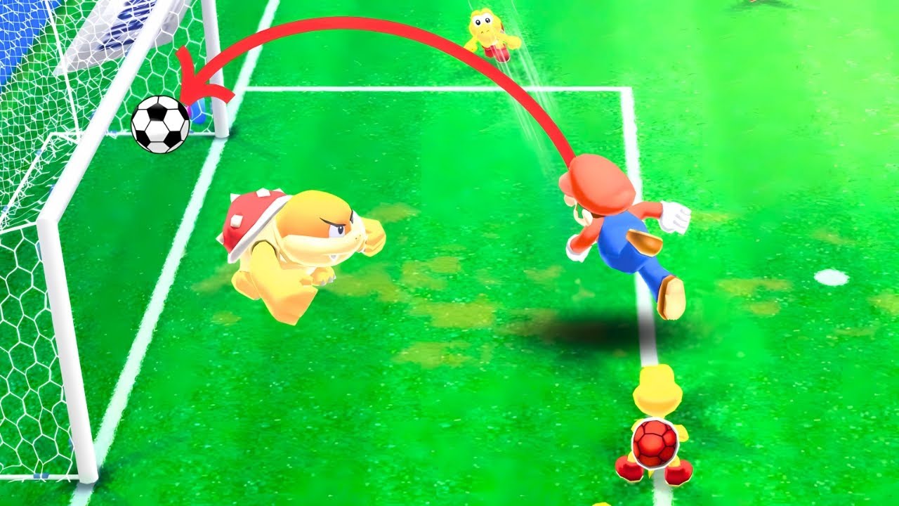 Epic Header Goals in Mario Sports Superstars Soccer! - YouTube