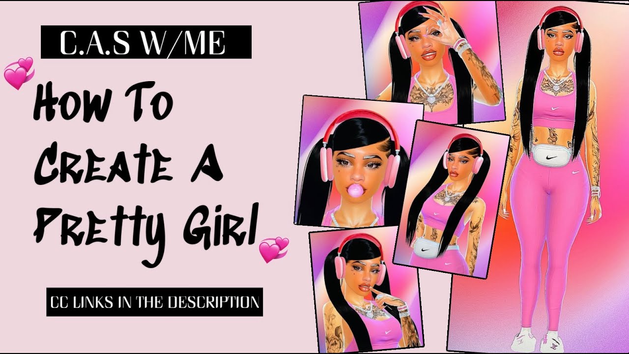 LETS MAKE A PRETTY SIM | FEMALE CC - YouTube