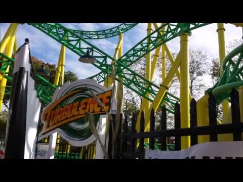 Turbulence Brand New Spinning Roller Coaster Off Ride at Adventureland ...