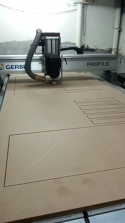 Daily CNC router work MDF 18mm cutting in 4mm endmill bit - YouTube
