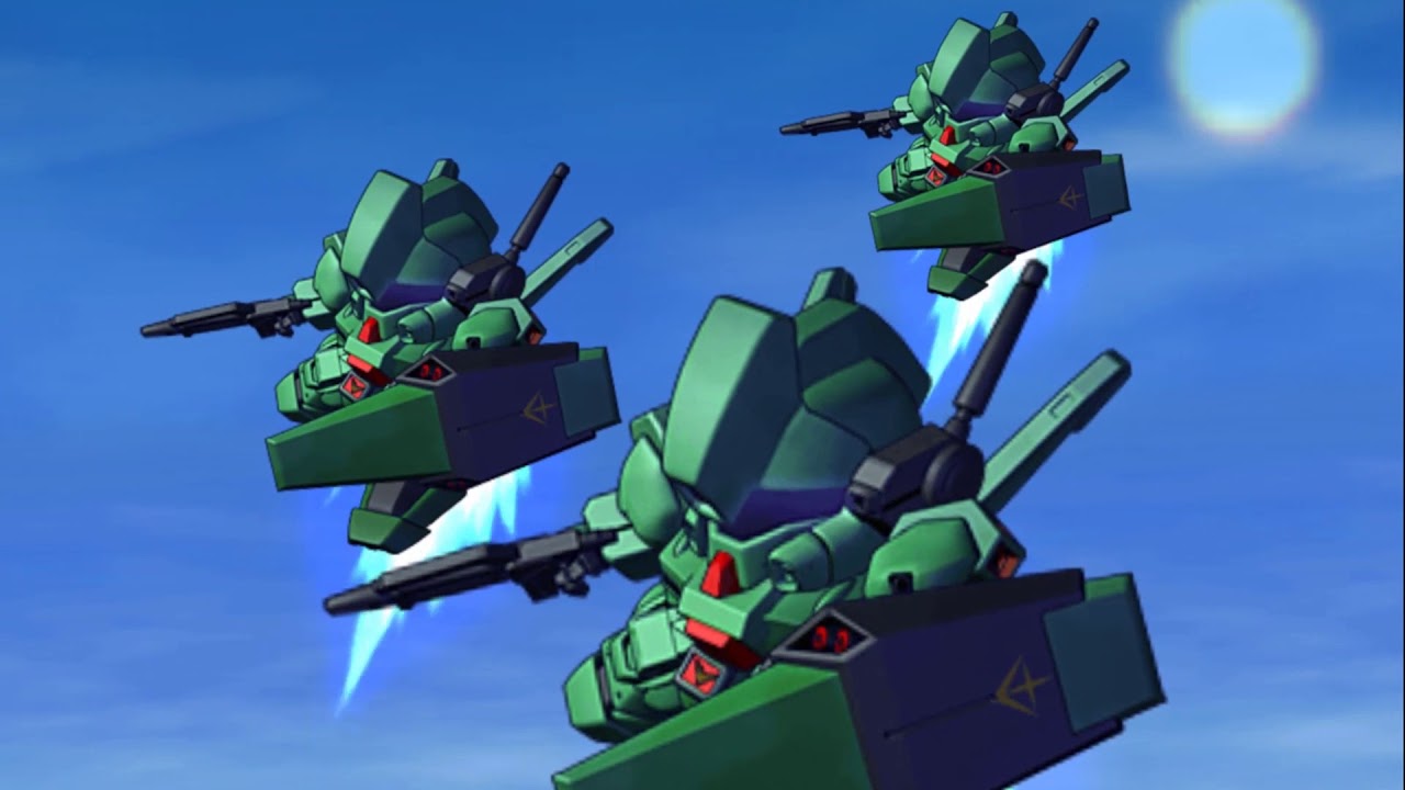 SD Gundam G-Generation Wars - Jegan All Animations - YouTube