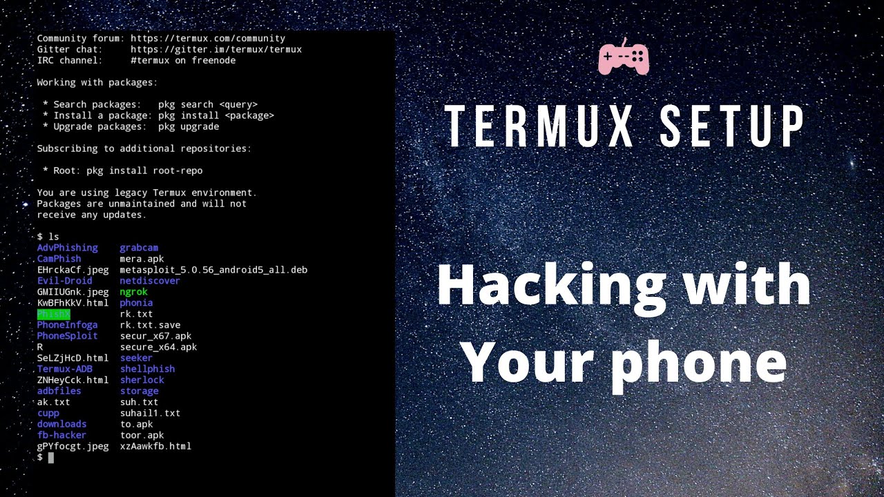 Termux Setup Hacking With Your Phone How To Use Termux Youtube