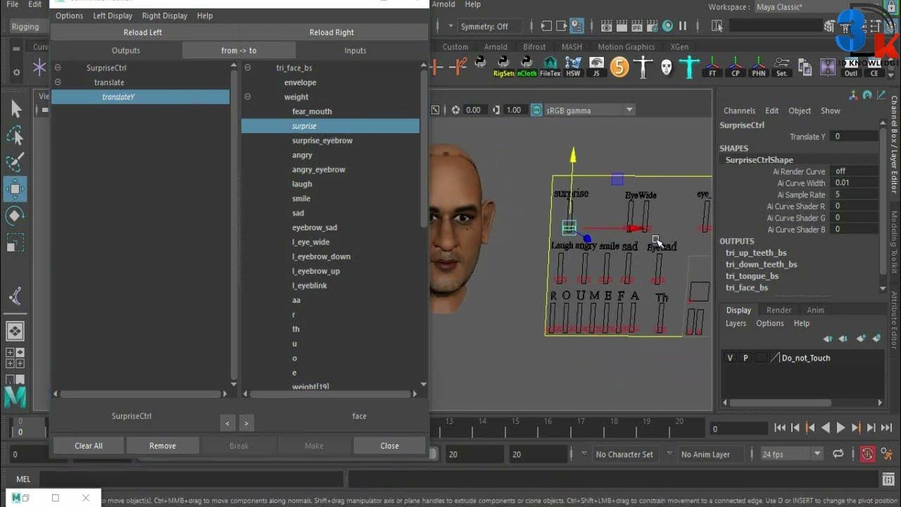 How To Use Connection Editor Maya Maya Connection Editor Connect Node By Connection Editor
