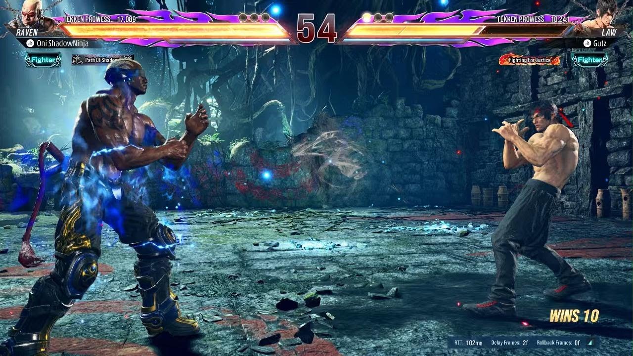 TEKKEN 8 online match Oni Shadow Ninja VS Gutz - YouTube