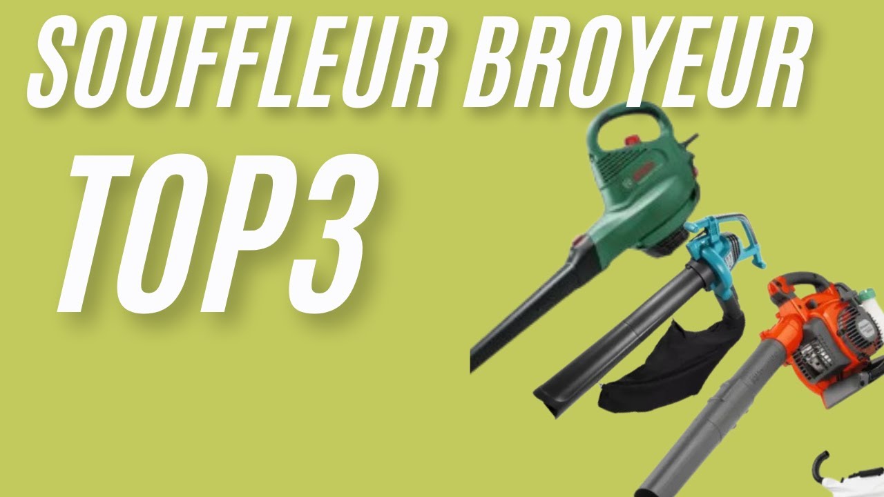 TOP3 : meilleur souffleur broyeur 2025 - YouTube