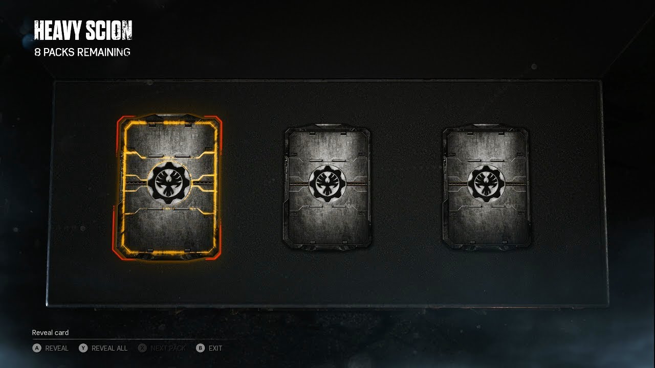 Gears of War 4 20 HEAVY SCION Gear Pack Opening - YouTube
