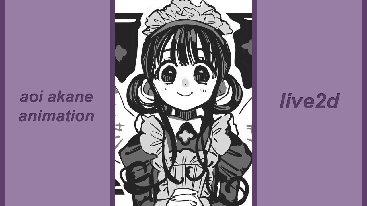 [Live2D] aoi akane animation - YouTube