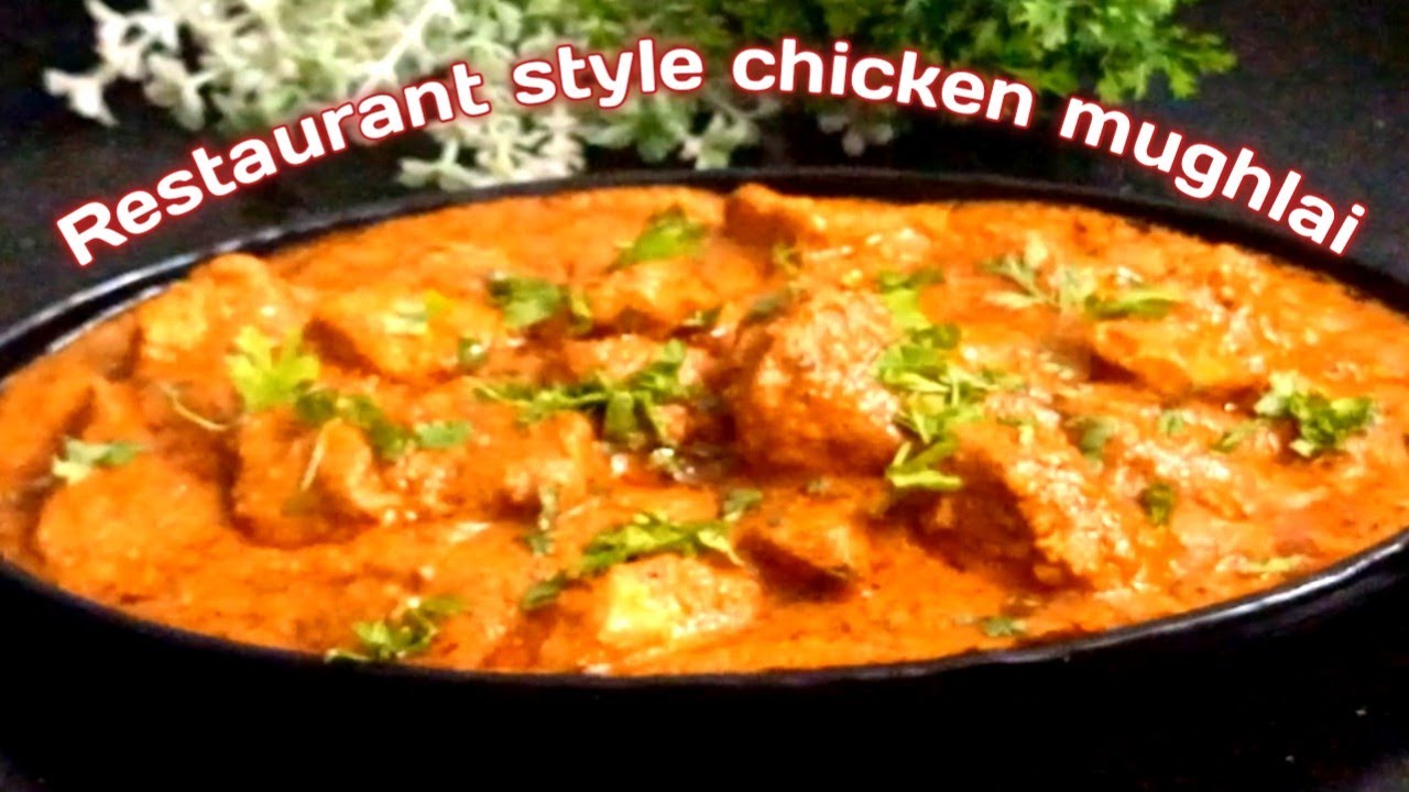Restaurant style Mughlai chicken gravy |mughlai chicken curry |mughlai ...