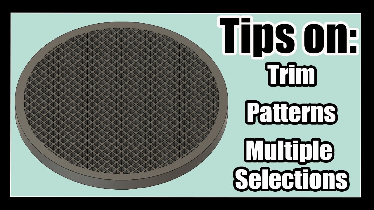 Build a Drain With Me in Fusion 360 - Tips and Tricks for 3D Printing Design - YouTube