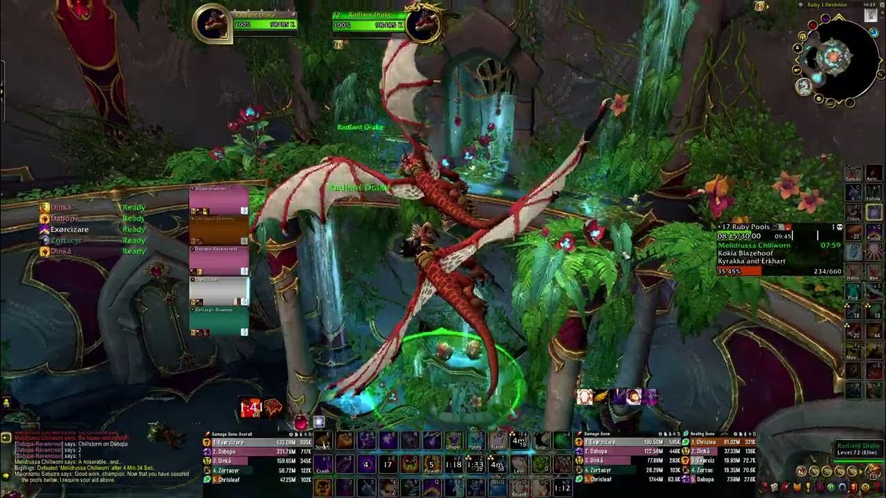 Retail WoW Dragonflight 10.2.7: Ruby Life Pools 17 - Shadow Priest PoV (Season 4). - YouTube