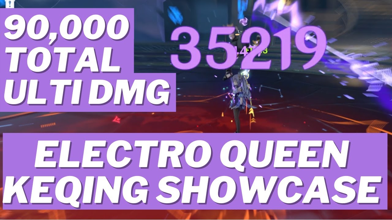CRIT RATE / DMG ON ALL ARTIFACTS! ULTIMATE ELECTRO QUEEN KEQING BUILD ...