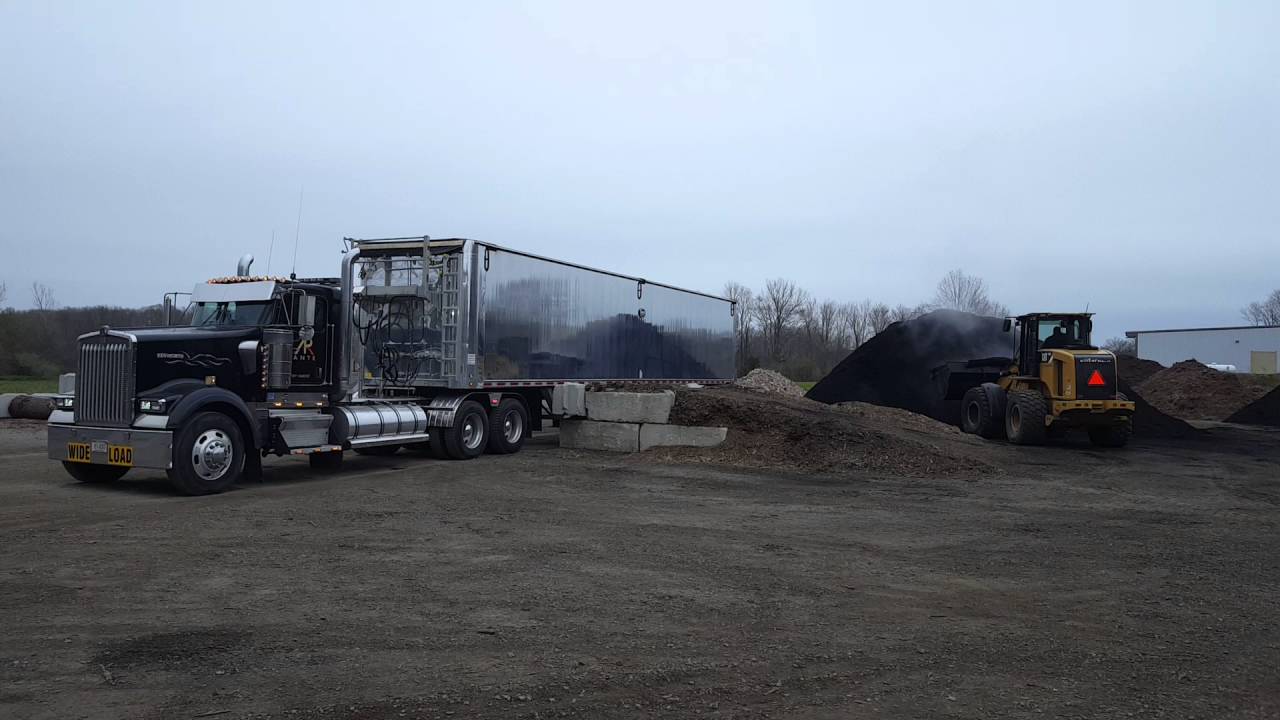 Loading Mulch - YouTube