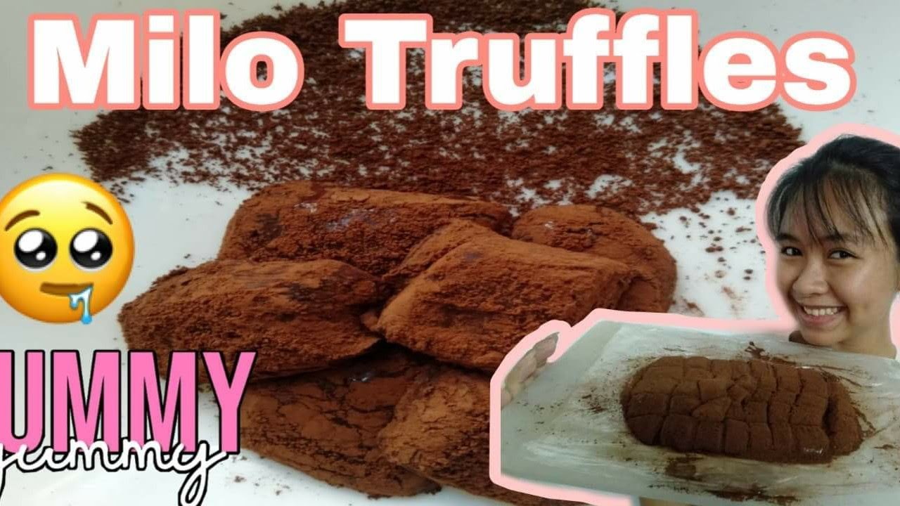 MILO TRUFFLES | 2 Ingredients only! | Aian Colendres - YouTube
