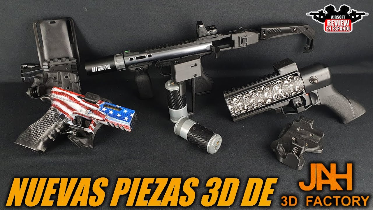 📦 UNBOXING 📦 de Nuevas PIEZAS 3D DE JAH3DFACTORY | Airsoft Review en ...