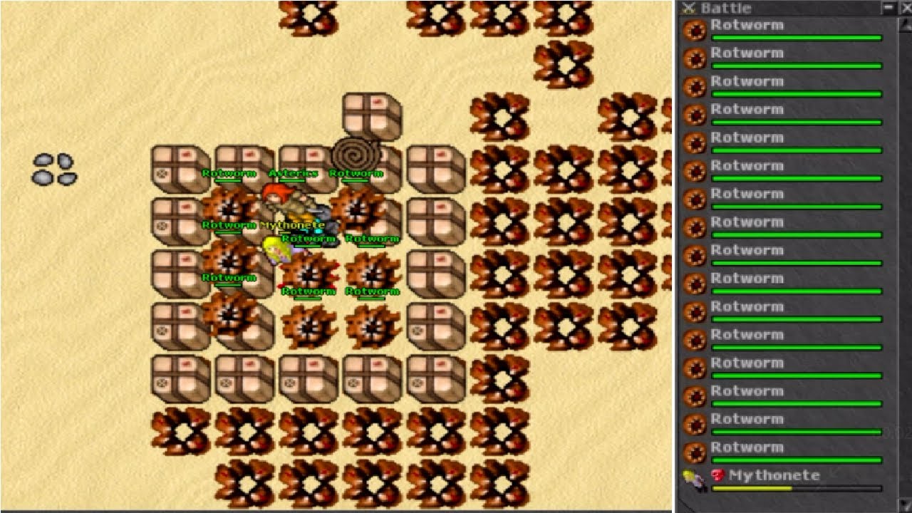 Rotworm TRAP & Red Skull DEAD (Silvera 2006 7.6) - YouTube