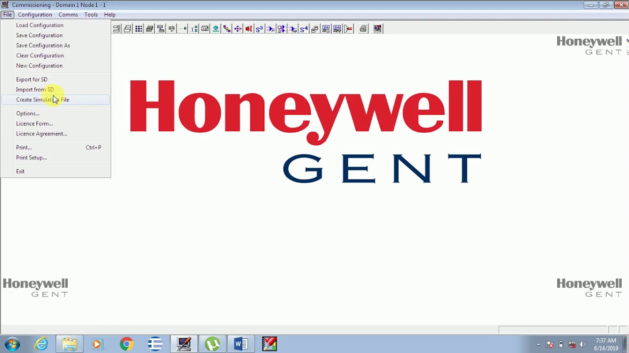 Gent By HoneyWell Commissioning Tool - YouTube