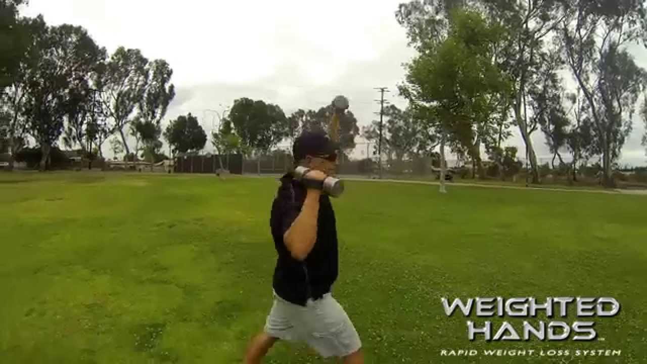 Heavyhands - Weighted Hands Walking To Overhead Press Side View - YouTube