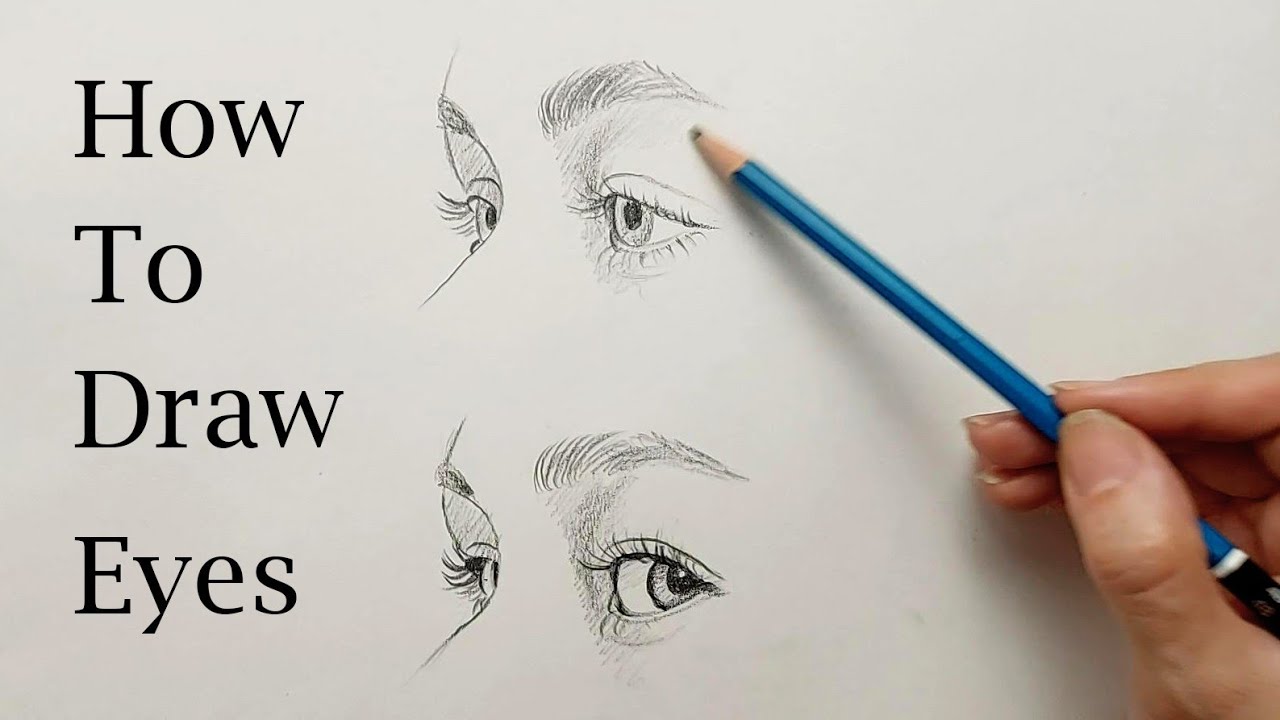 How to Draw Eyes | Drawing Tutorial | Eyes Drawing Step-by-Step - YouTube