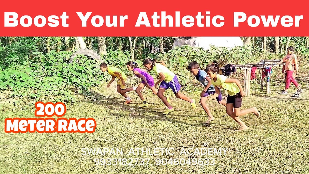 200 Meter Race || Boost Your Athletic Power 🔥 - YouTube