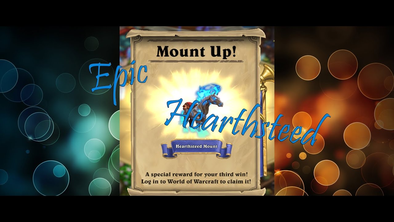 Hearthsteed mount in World of Warcraft - YouTube