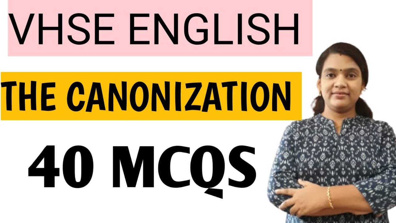 THE CANONIZATION JOHN DONNE MCQ VHSE ENGLISH / KV /NVS /TGT PGT / HSST ...