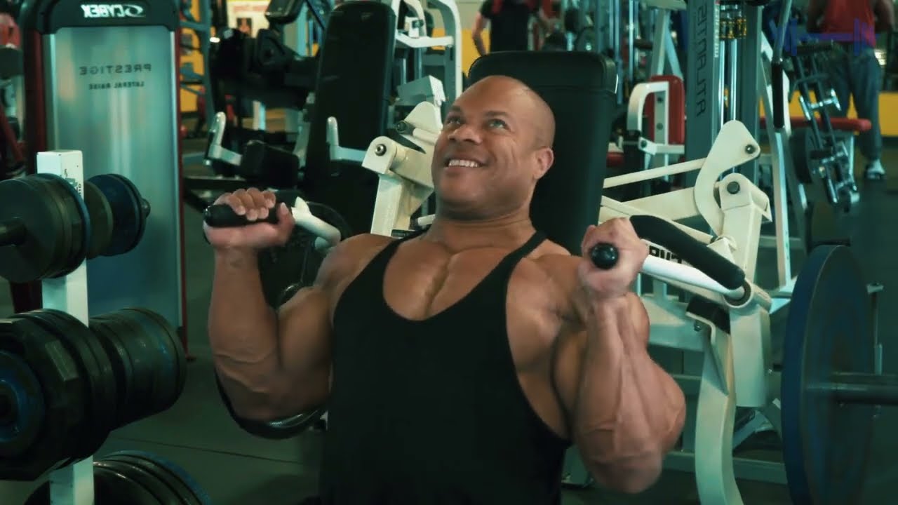 Phil Heath Shoulder Press Machine 2022 - YouTube