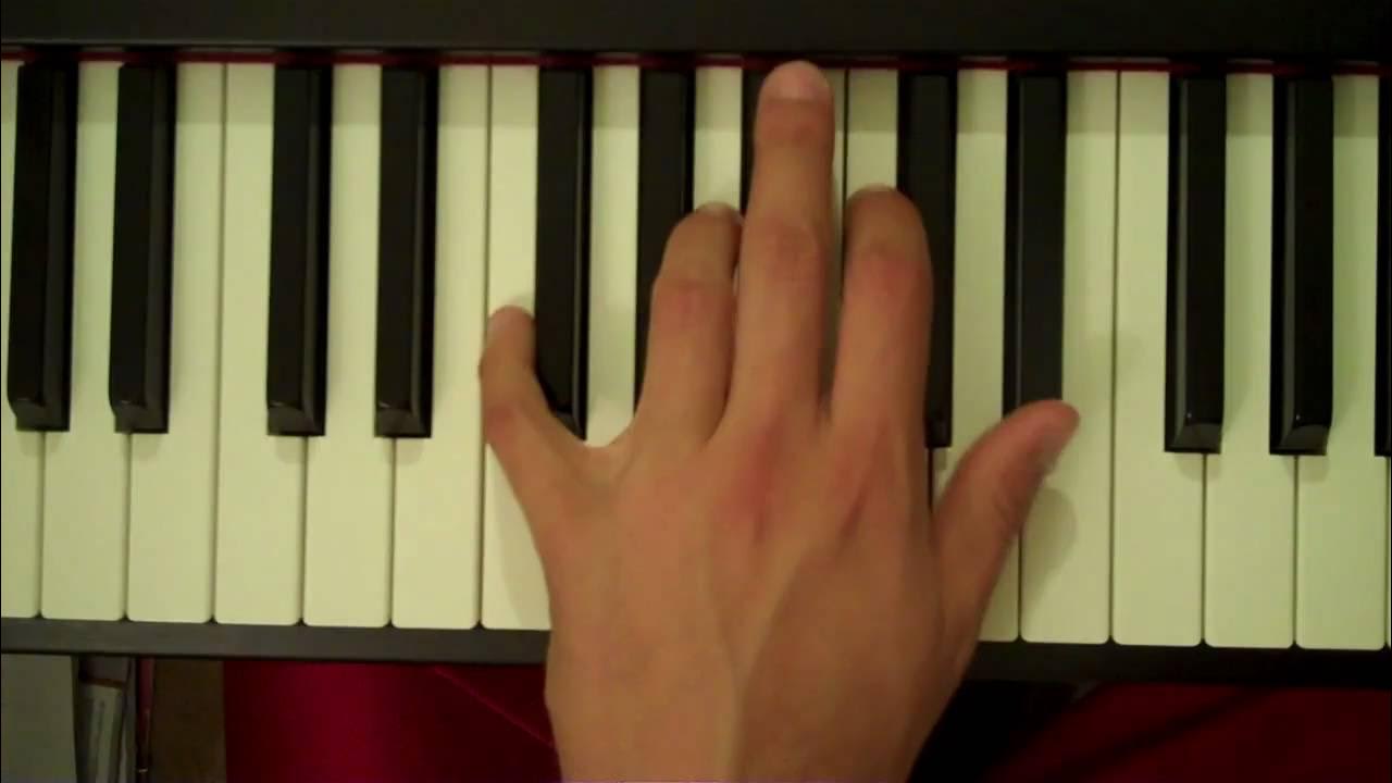 How To Play an F7 Chord on Piano (Left Hand) - YouTube