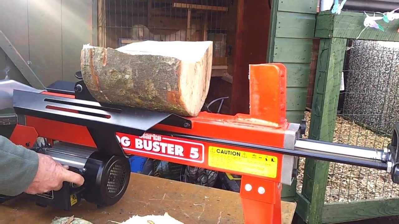 Clarke log buster 5 in action - YouTube