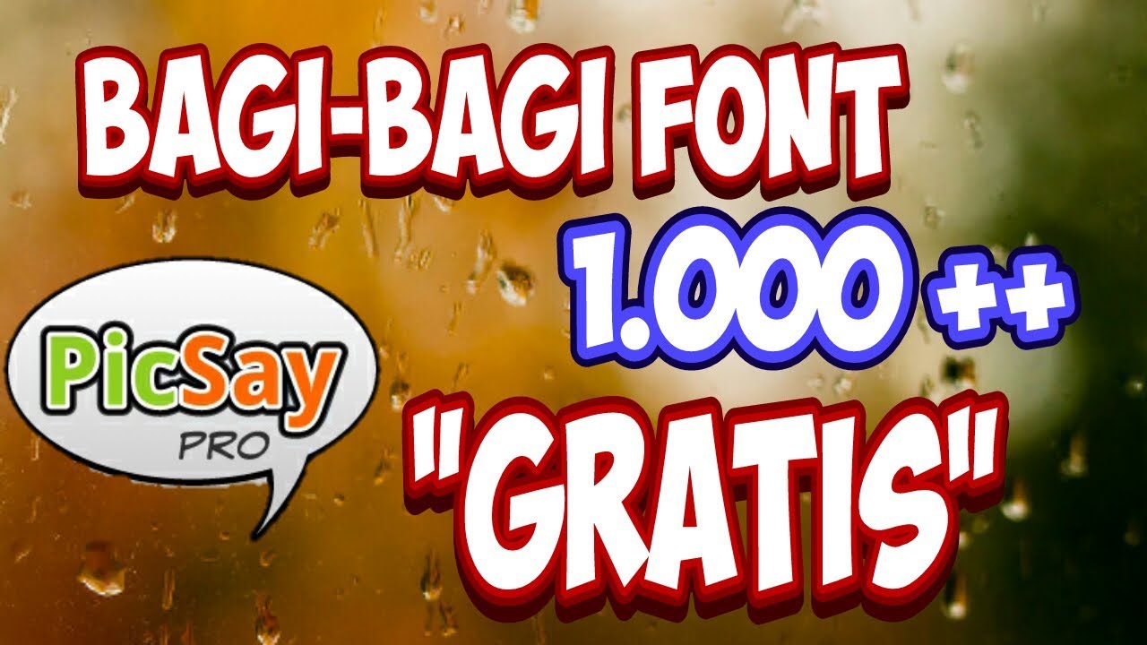 CARA MENAMBAHKAN FONT DI PICSAY PRO - TUTORIAL LENGKAP - YouTube