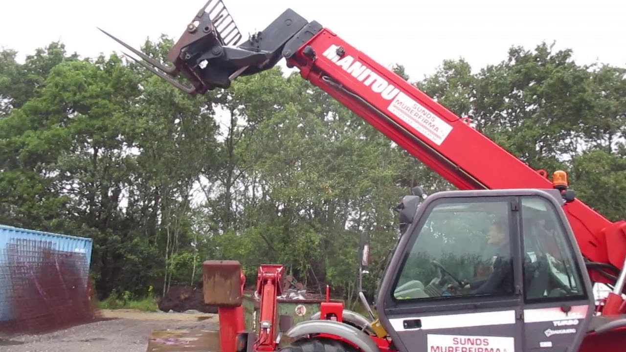 Manitou MT 1340 SL telehandler - YouTube