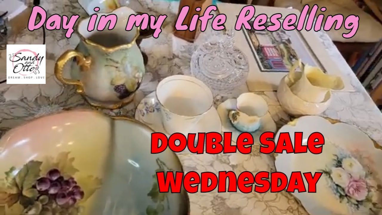 DOUBLE LIVE SALE Wednesday - Day in the life of a Full Time Reseller ...