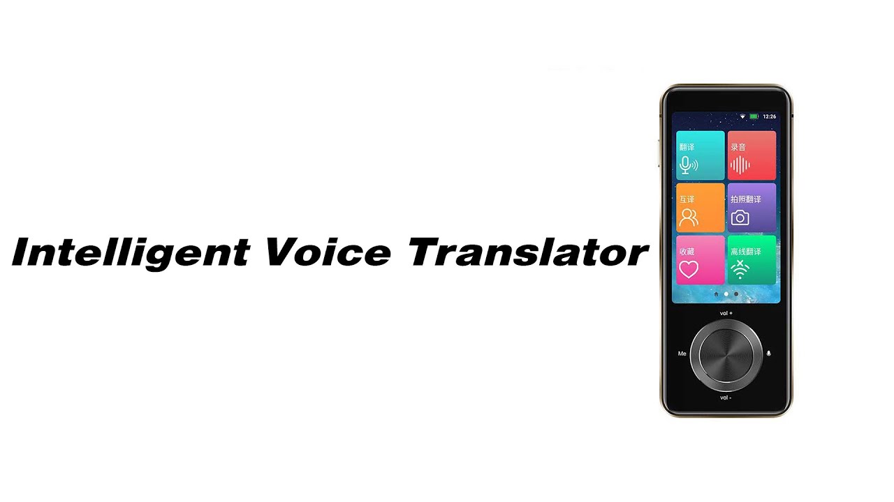Portable Translator Intelligent Voice Translator - YouTube