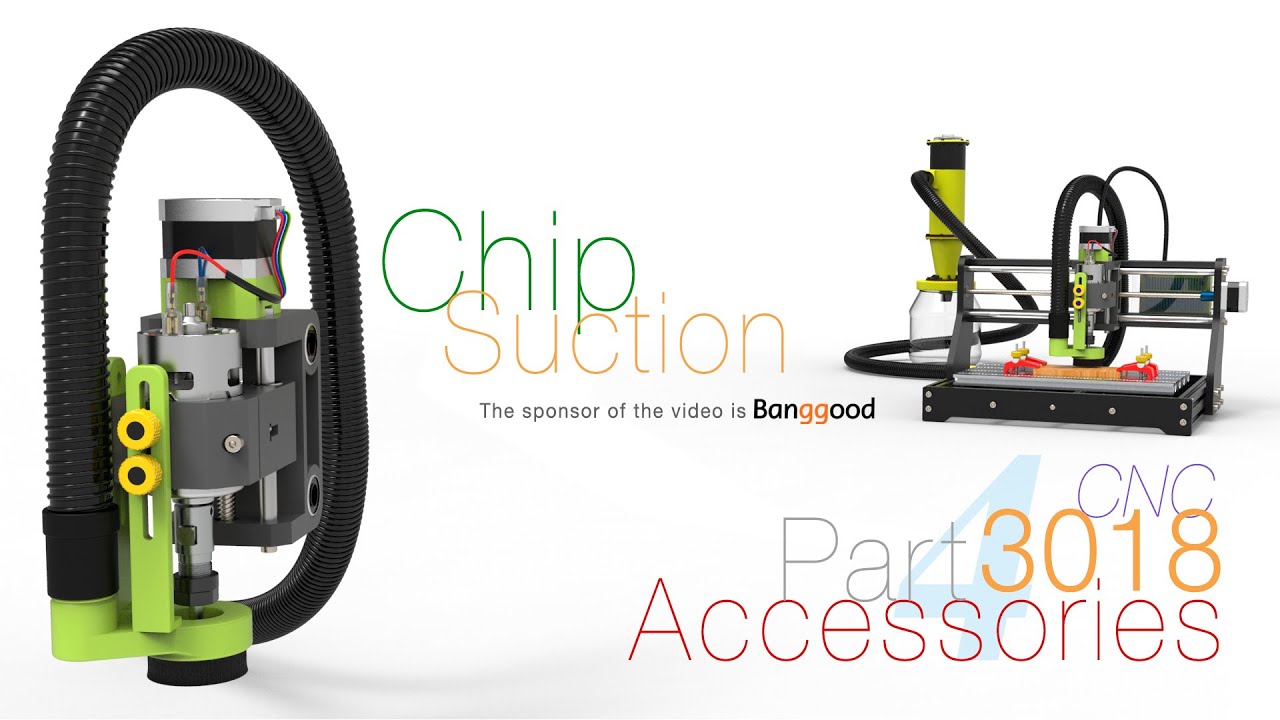 CNC 3018 Part 4: Accessories: Chip Suction - YouTube