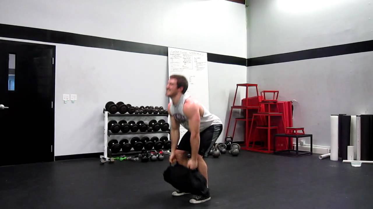 Sandbag Snatch.MOV - YouTube