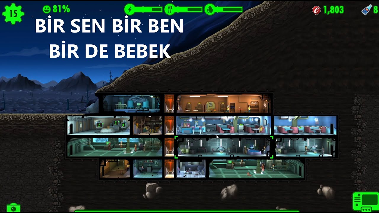 FalloutShelter 13 Vault245-11 BİR SEN BİR BEN BİR DE BEBEK # ...