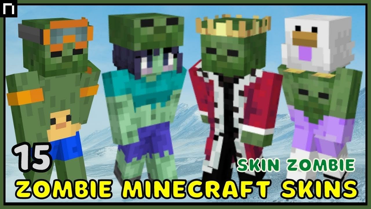 SKIN ZOMBIE MINECRAFT - ZOMBIE MINECRAFT SKINS - YouTube