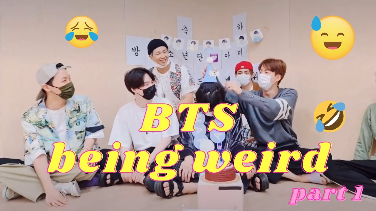 BTS being weird - part 1 ( bts funny moments ) - YouTube