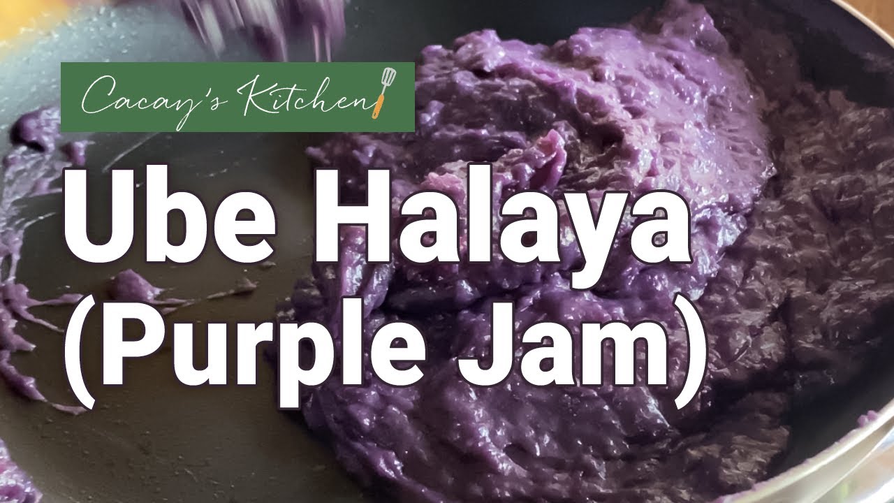 5 ingredient EASY Ube Halaya - Purple Jam Recipe - YouTube