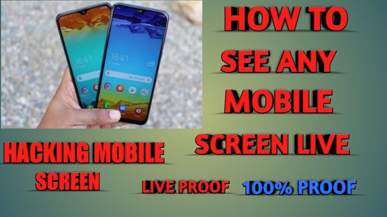 How to see someone's mobile screen live. Latest trick 2020. - YouTube