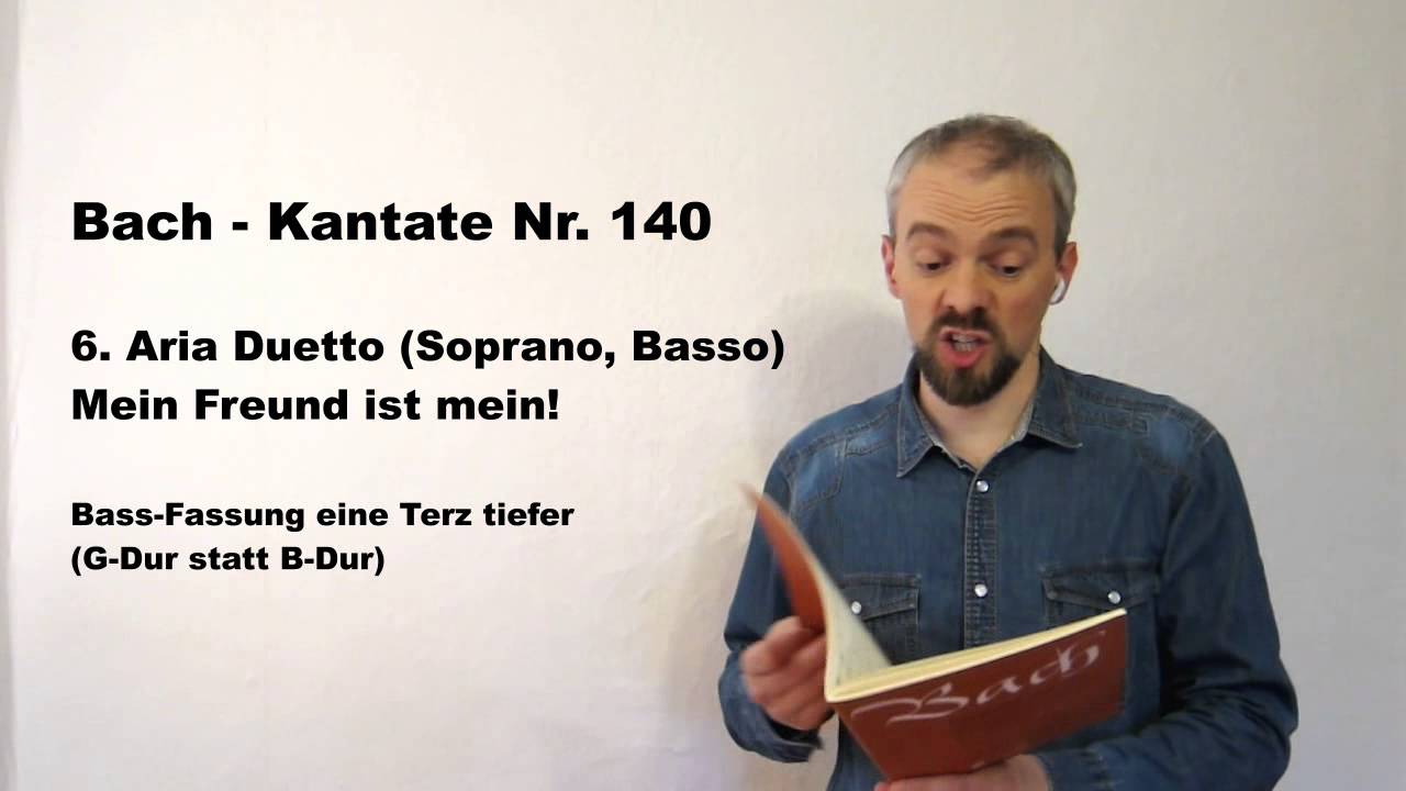 Bach Kantate 140 / Aria Duetto / G-Dur / Basso Profondo Fassung - YouTube