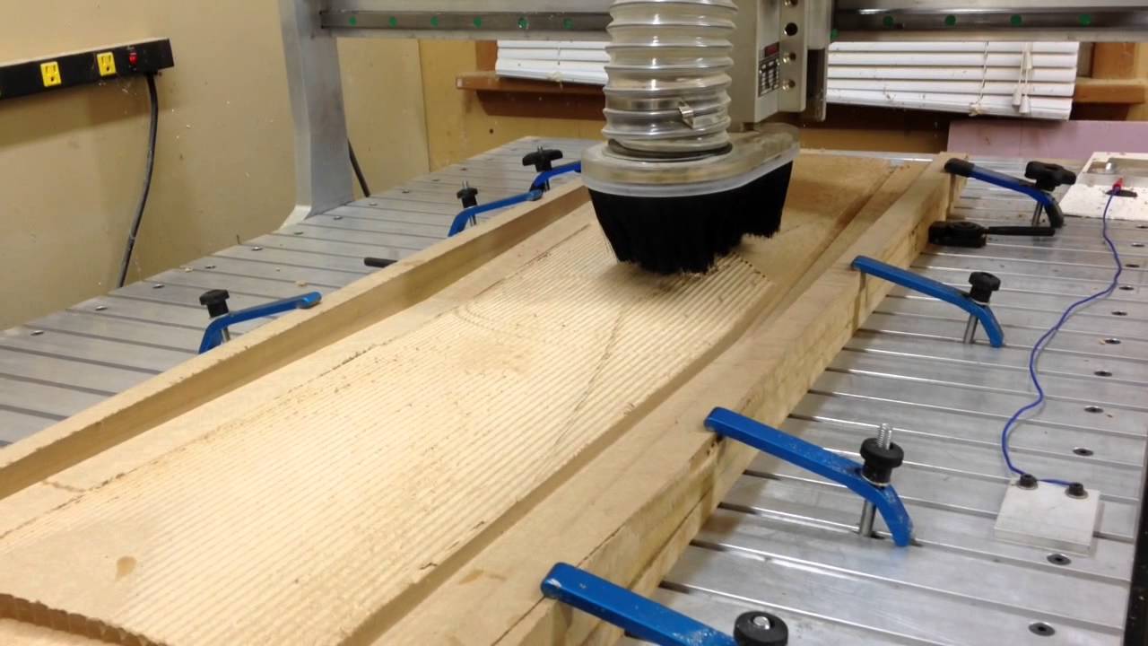 CNC top wing mold - YouTube